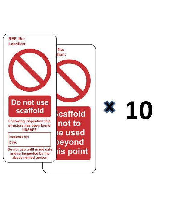 Scaffold Prohibition Do Not Use