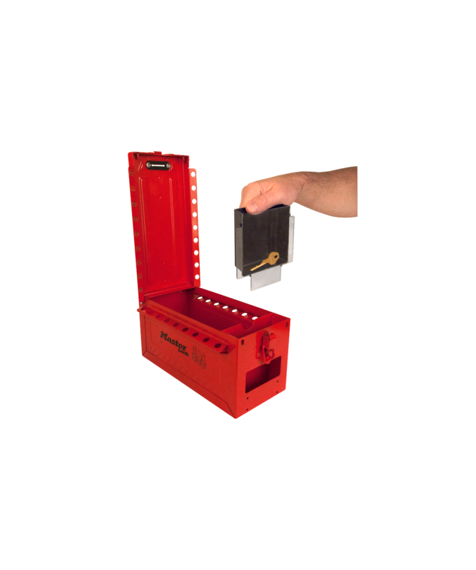 S601 Portable Group Lock Box with Key Window and Side Window