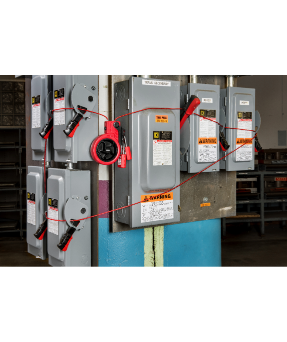 Masterlock RETRACTABLE CABLE LOCKOUT DEVICES