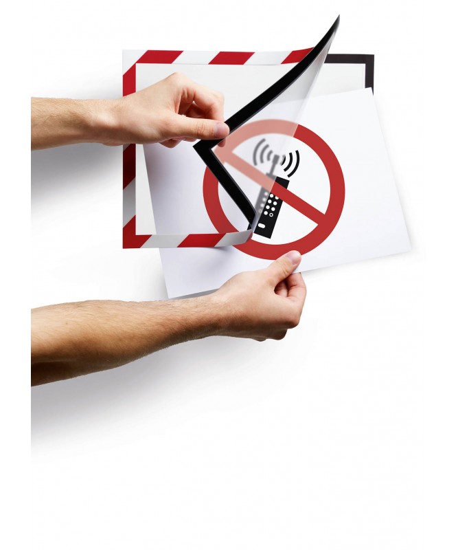 Self-adhesive Information Frame Safety A4 4944