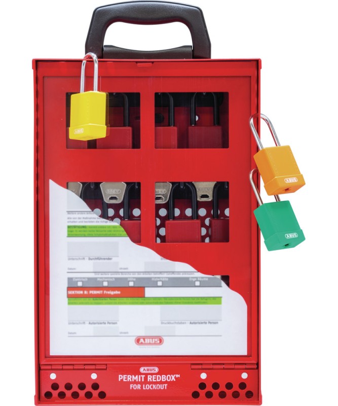 Lock Out Display box with Permit